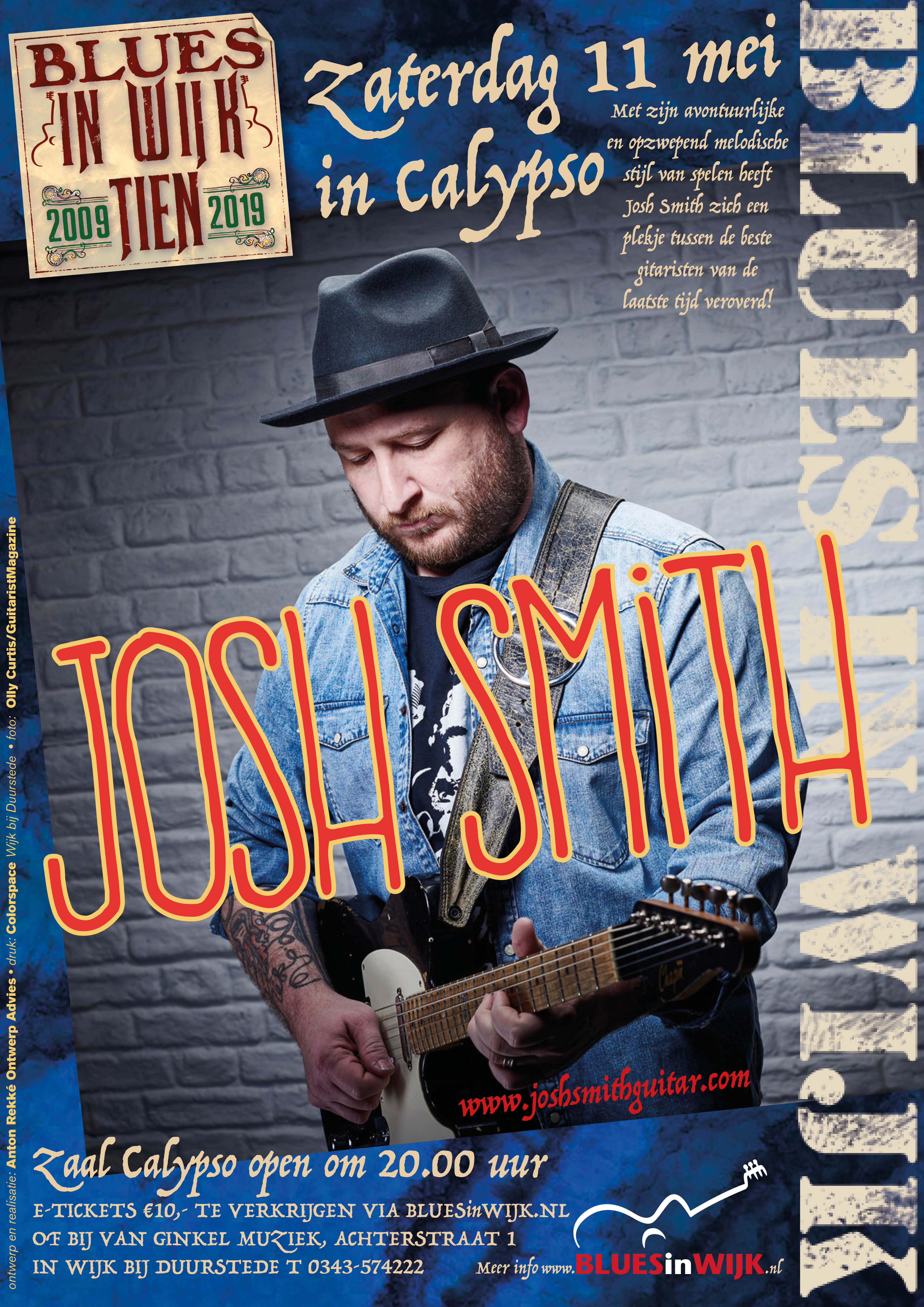 BLUES NIGHT MET JOSH SMITH BAND (USA) - BluesinWijk